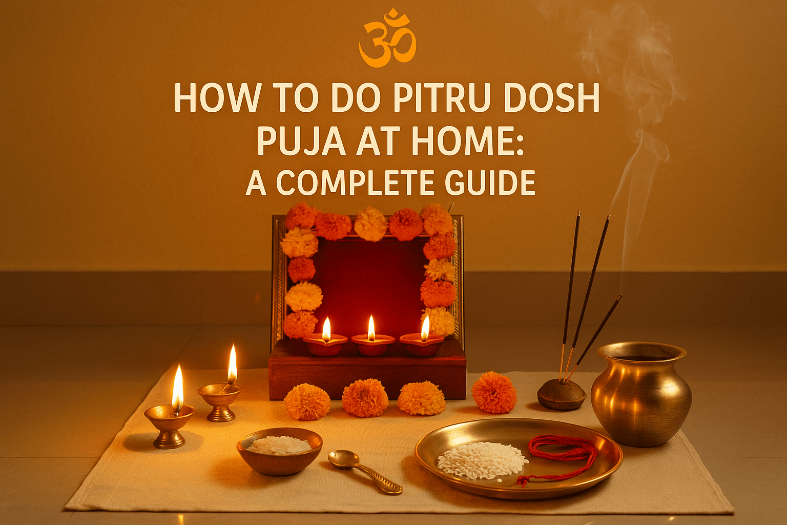 🕉️ How to Do Pitru Dosh Puja at Home: A Complete Guide – templeofhope.in